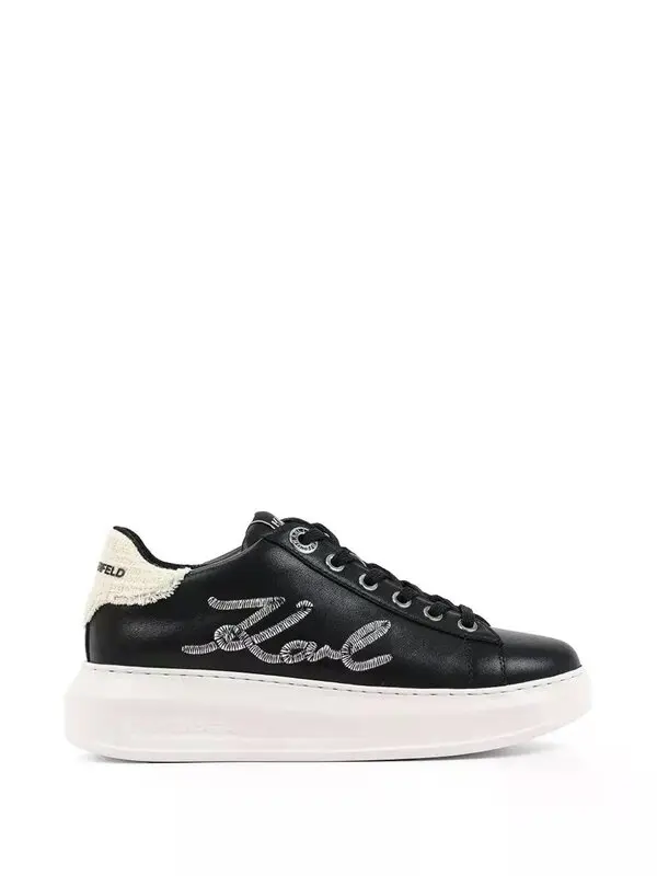 Karl Lagerfeld Embroidered Logo Sneakers