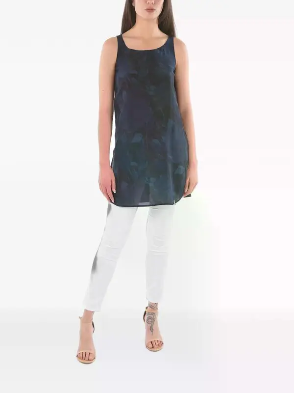 Woolrich Floral-print Sleeveless Blouse - Blue