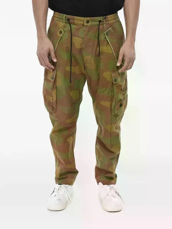 Dsquared2 Camouflage-pattern Logo-print Cargo Pants