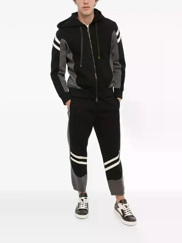 Neil Barrett Panelled Zip-up Hoodie