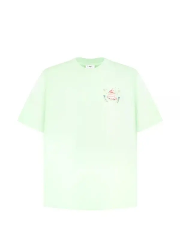 Casablanca Graphic-print T-shirt - Green