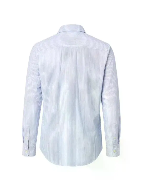 ALLEY DOCKS 963 Vertical-stripe Long-sleeve Shirt