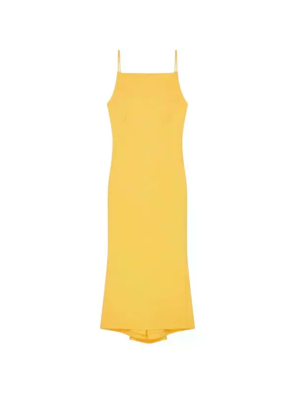 Givenchy Sliced Midi Dress - Yellow