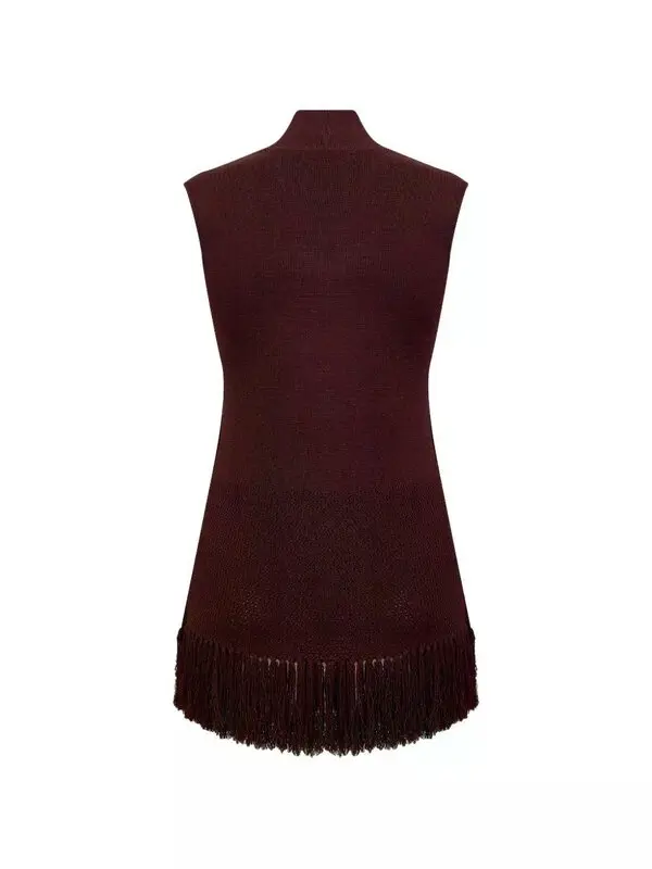 Clea Tiama Knit Top With Fringe Hem