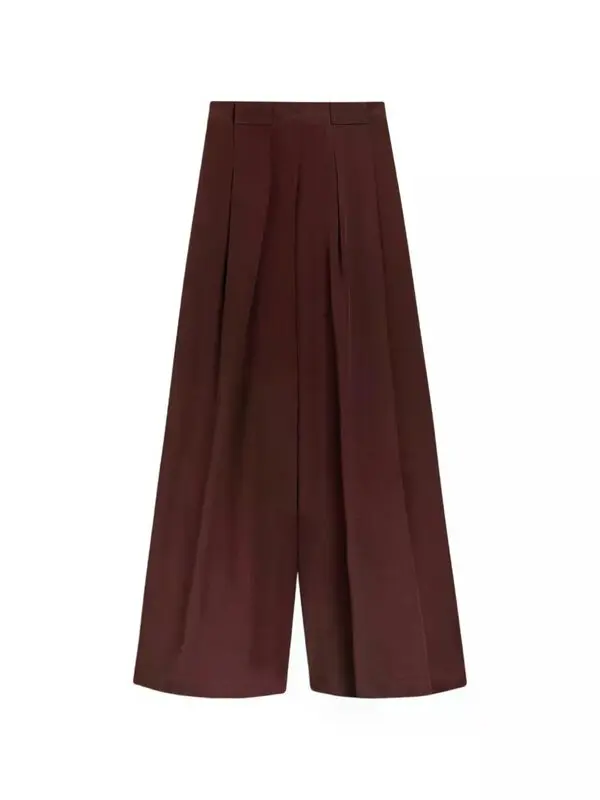 Momoni Aspen Wide-leg Trousers - Brown