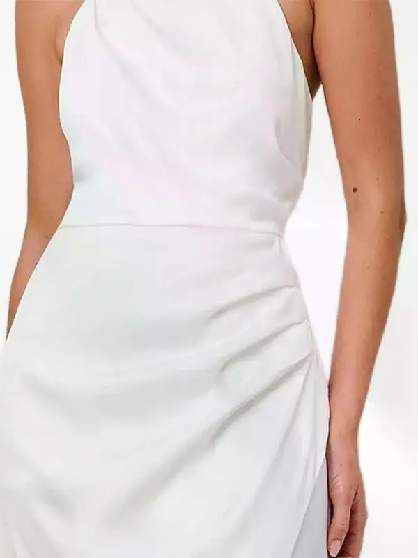 BWLDR Belissima Gathered-detail Maxi Dress - White