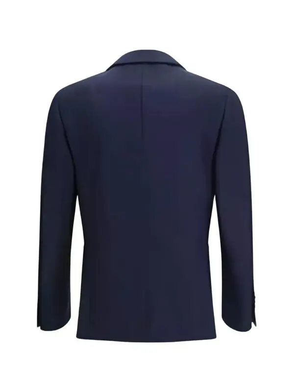 LARDINI Single-breasted Notch-lapel Blazer Jacket