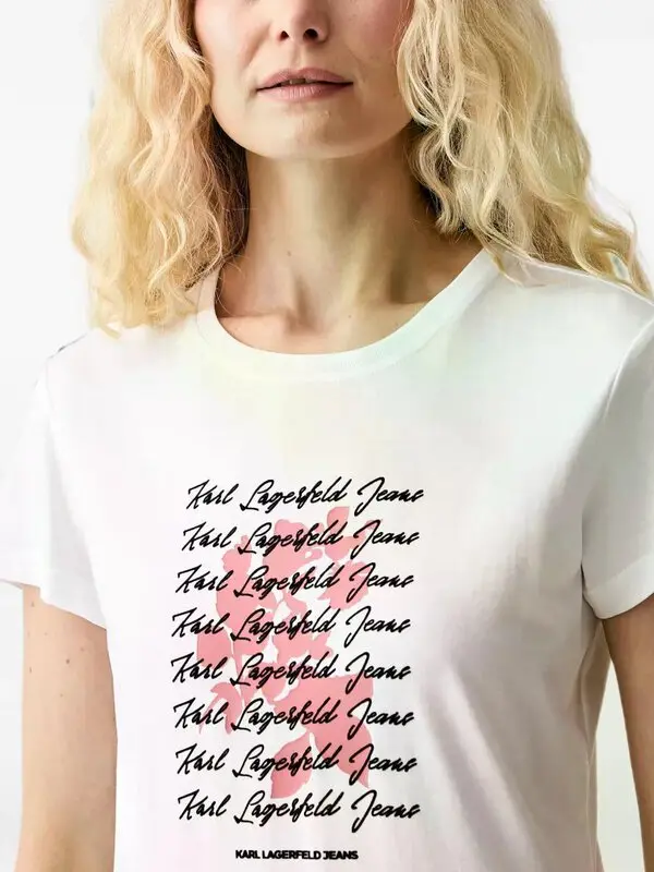 Karl Lagerfeld Logo Print T-shirt