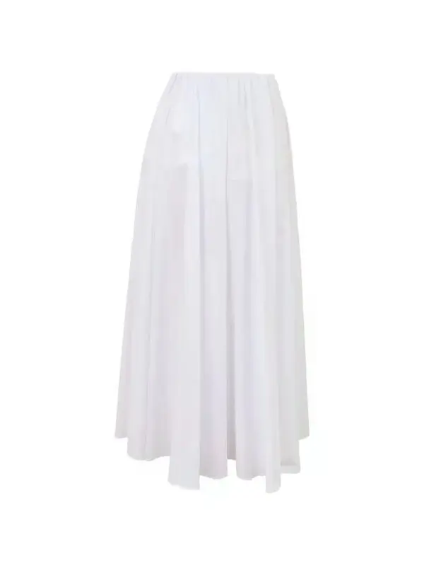 Staud Milano Maxi Skirt - White