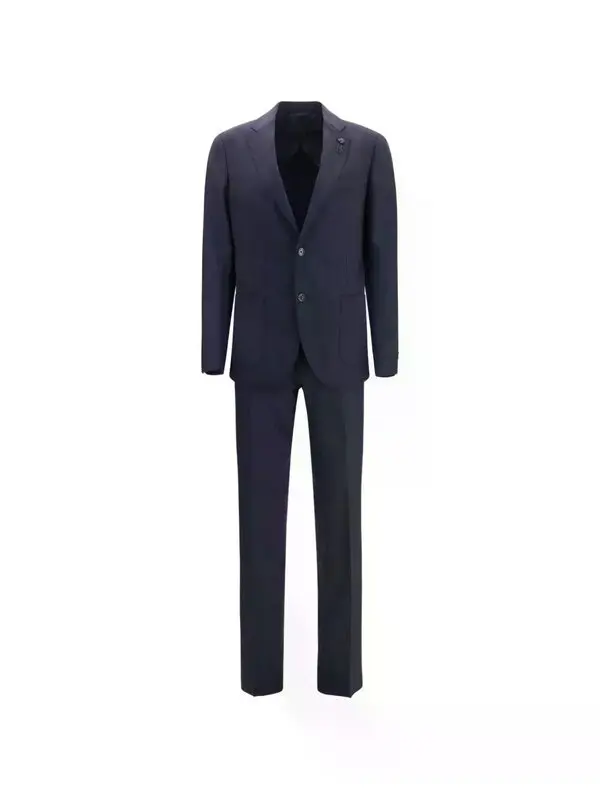LARDINI Single-breasted Tailored Suit - Blue