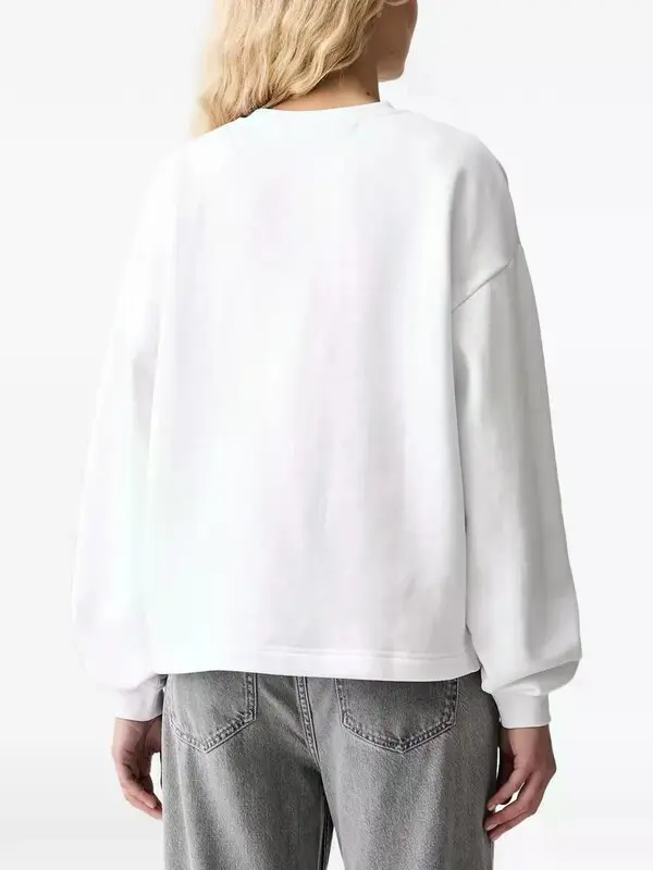 Karl Lagerfeld Logo Print Crewneck Sweatshirt