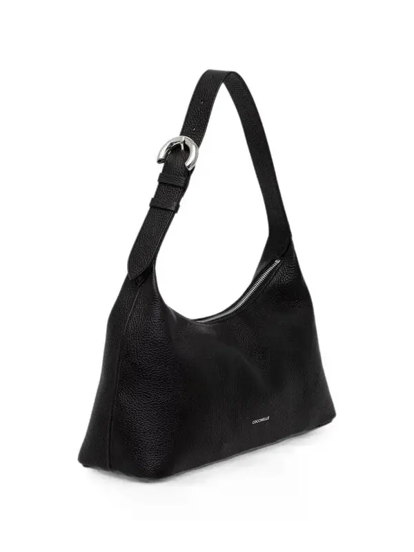 COCCINELLE Grained Shoulder Bag - Black