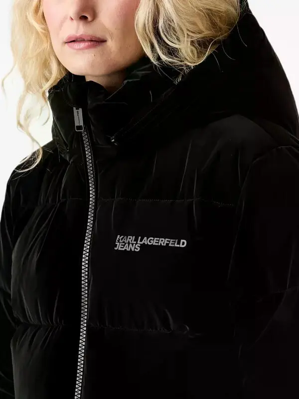 Karl Lagerfeld Quilted Zip-up Coat