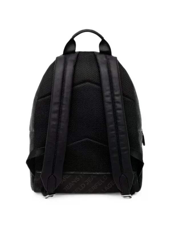 Karl Lagerfeld All-over Logo Embossed Backpack