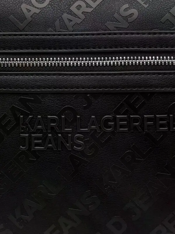 Karl Lagerfeld All-over Logo Embossed Backpack