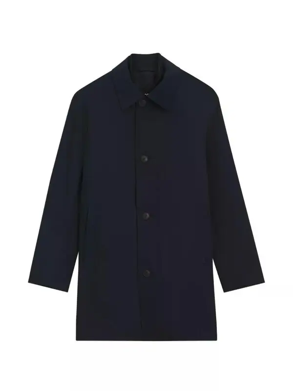 BOSS Button-up Collared Coat