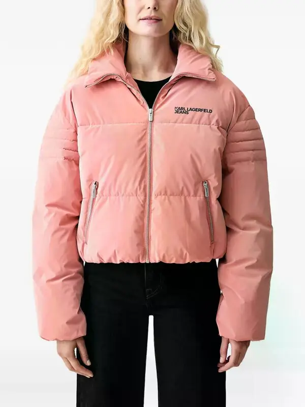 Karl Lagerfeld Padded Logo Jacket