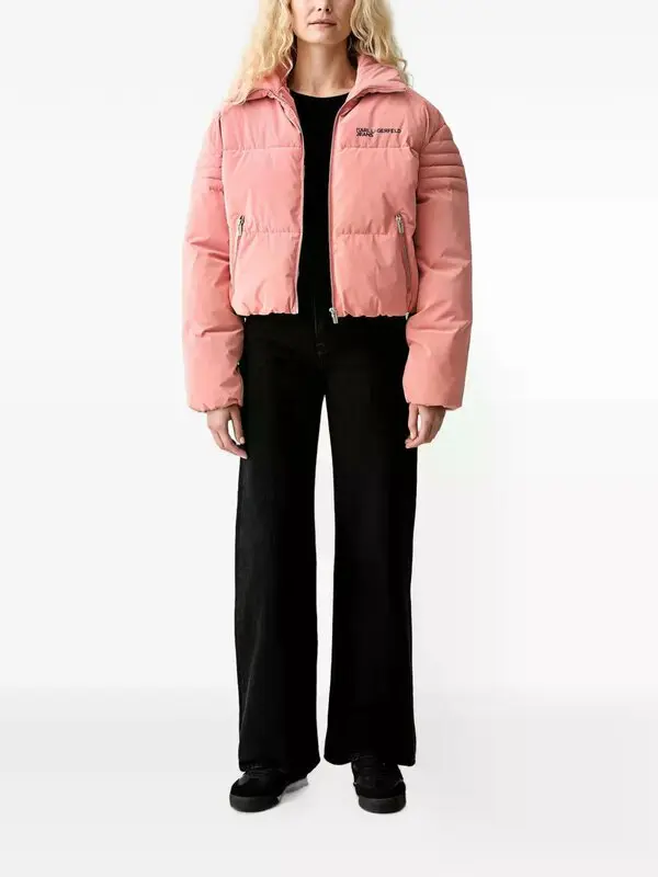 Karl Lagerfeld Padded Logo Jacket