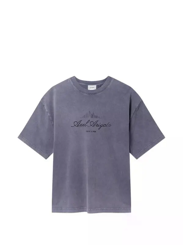 Axel Arigato Nyc Washed Sky T-shirt - Blue
