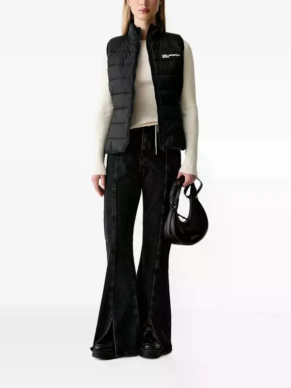 Karl Lagerfeld Seam-detail Flared-hem Jeans