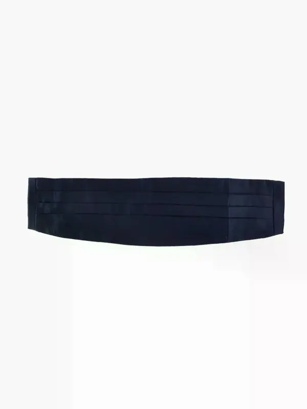 Corneliani Pleated Satin Cummerbund