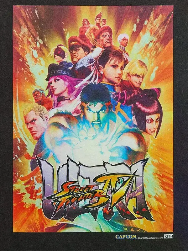Kith X Capcom Street Fighter Iv Ultra T-shirt - Black