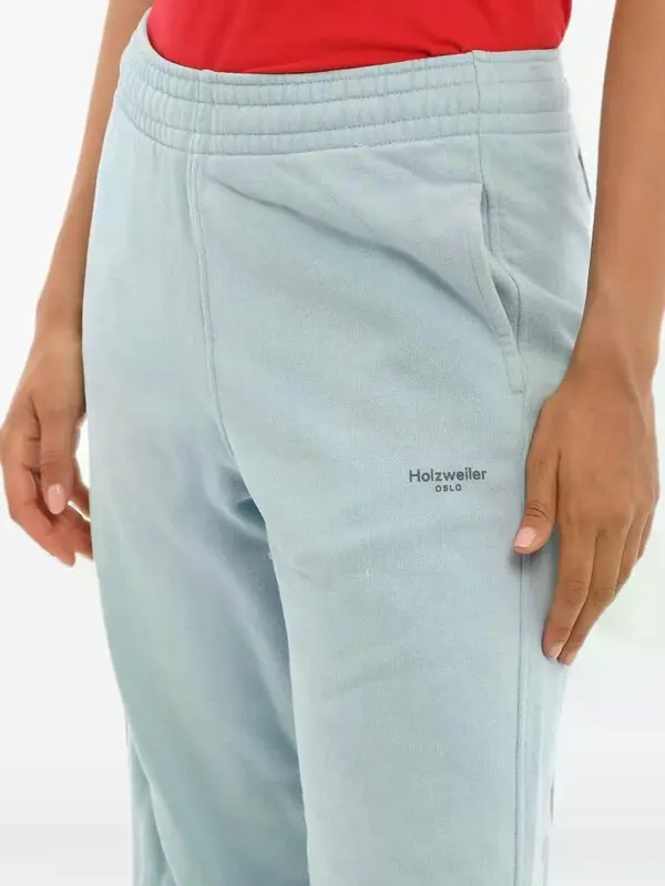 HOLZWEILER Logo Print Brushed Finish Track Pants