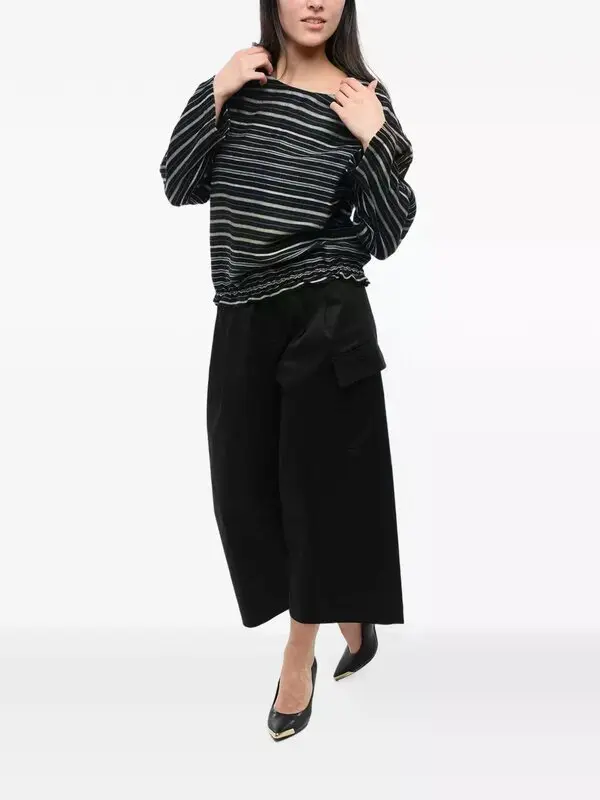 Woolrich Striped Long Sleeve Blouse