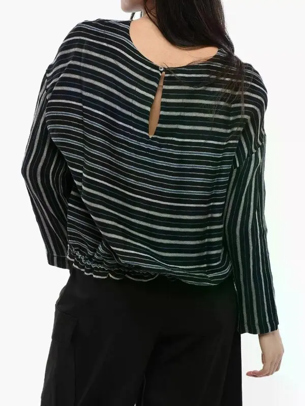 Woolrich Striped Long Sleeve Blouse
