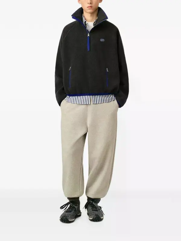 AMI Paris Fleece Vareuse With Patch