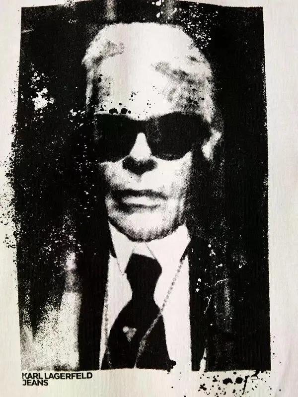 Karl Lagerfeld Graphic Print Cotton T-shirt