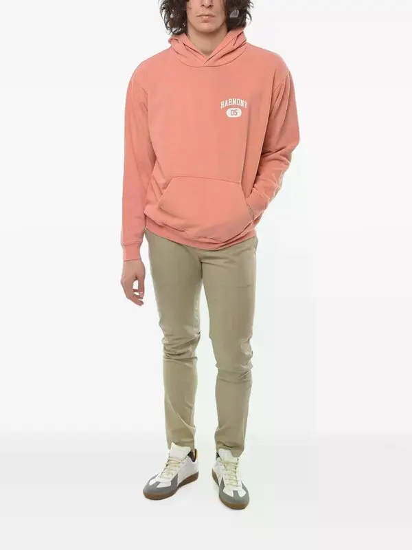 Harmony Logo Print Brushed Cotton Hoodie