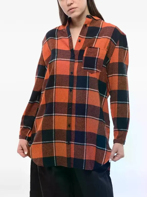 Woolrich Checked Breast-pocket Shirt - Orange