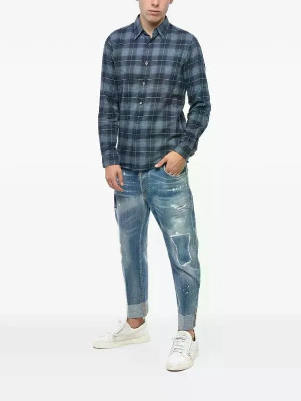 Theory Plaid-pattern Shirt
