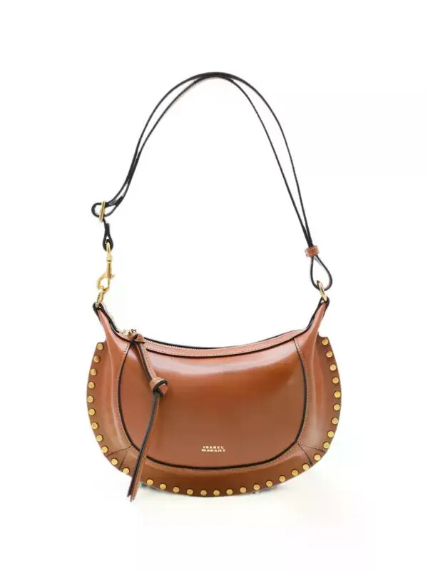 Isabel Marant Étoile Studded Leather Shoulder Bag - Brown