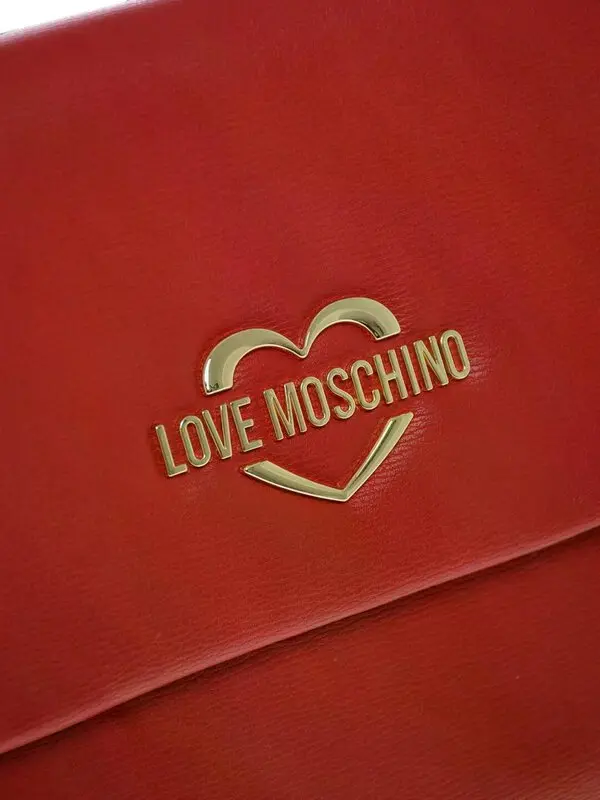 Moschino Logo Plaque Shoulder Bag