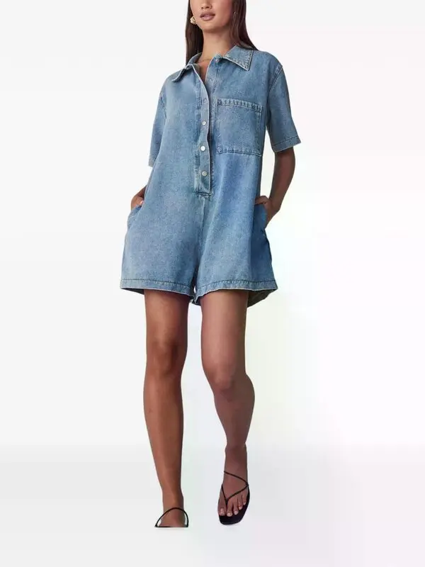 ST MRLO Short-sleeve Jumpsuit - Blue