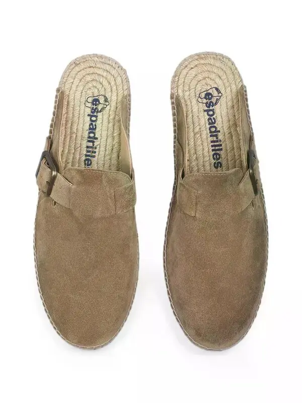 ESPADRILLES Buckle-fastening Suede Sandals