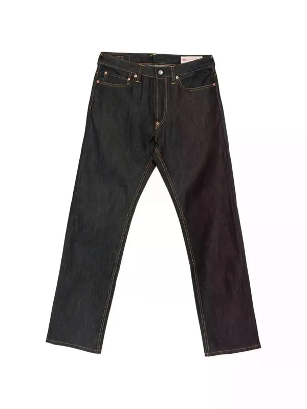 EVISU Seagull Print Contrast Stitch Jeans