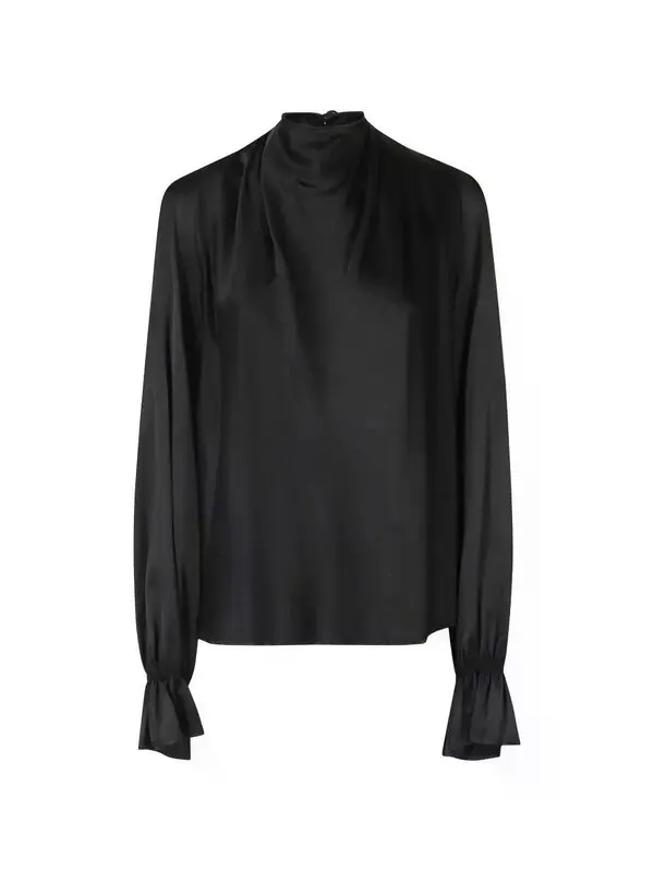 Raquel Diniz Moona Drape-neck Blouse
