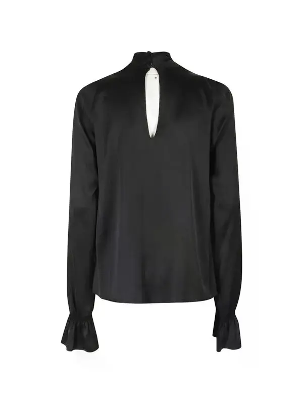 Raquel Diniz Moona Drape-neck Blouse