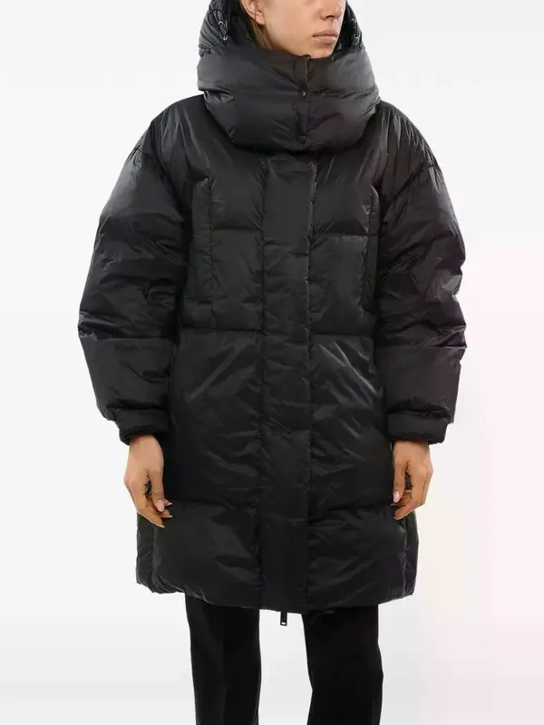 Bacon Quilted Hooded Puffer Coat