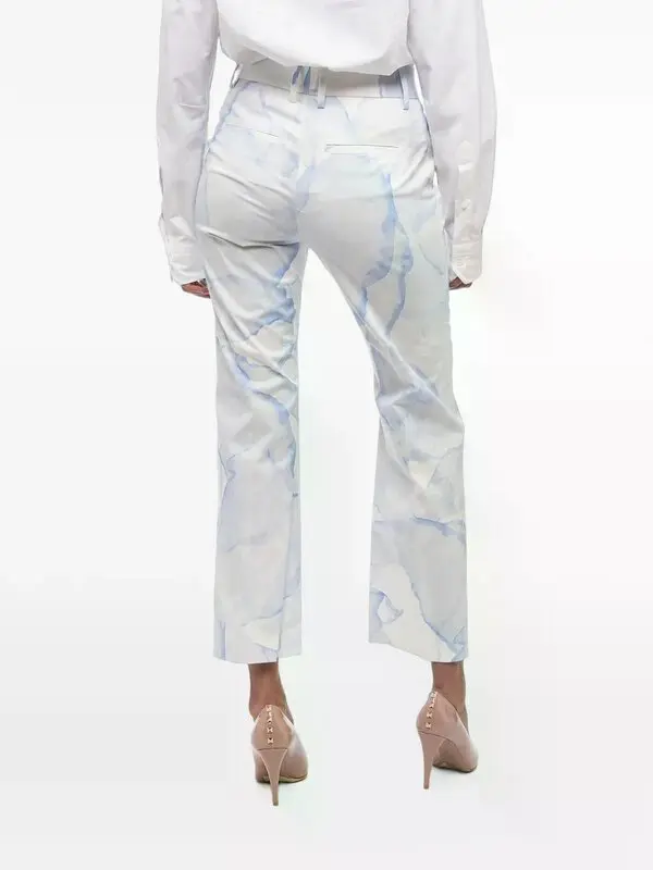 True Royal Marble-print Trousers