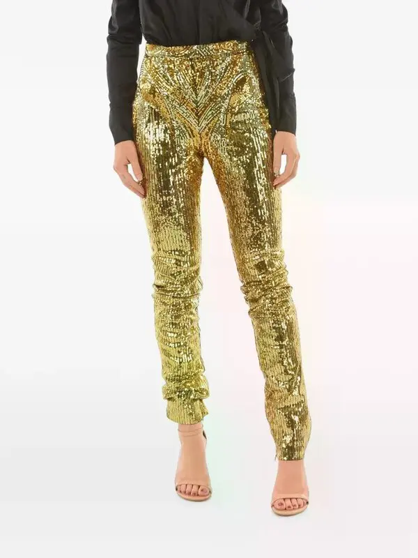 Philipp Plein Sequin-embellished Trousers