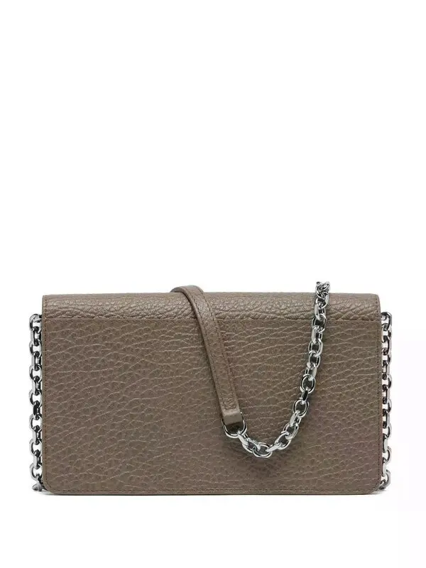 MAISON MARGIELA Four-stitch Grained Leather Wallet - Grey