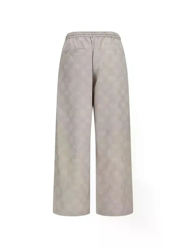 Off-White Arrows Monogram Wide-leg Trousers - Neutrals