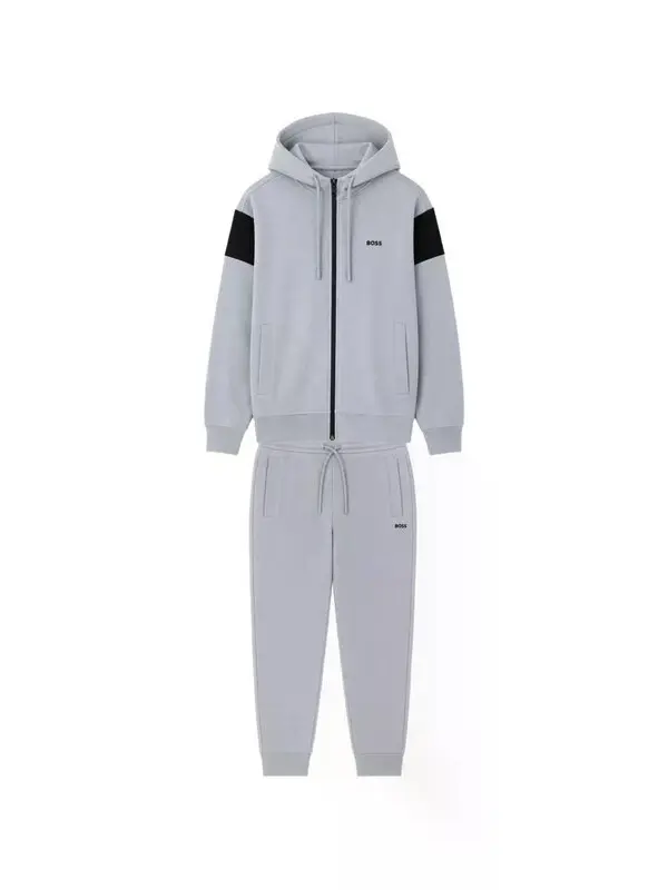 BOSS Logo-print Tracksuit - Grey