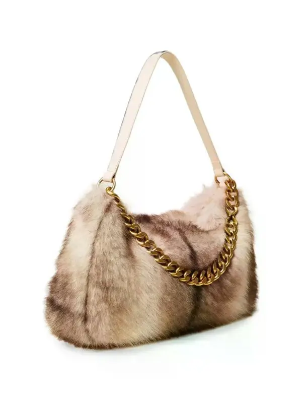 TWINSET Faux Fur Tote Bag
