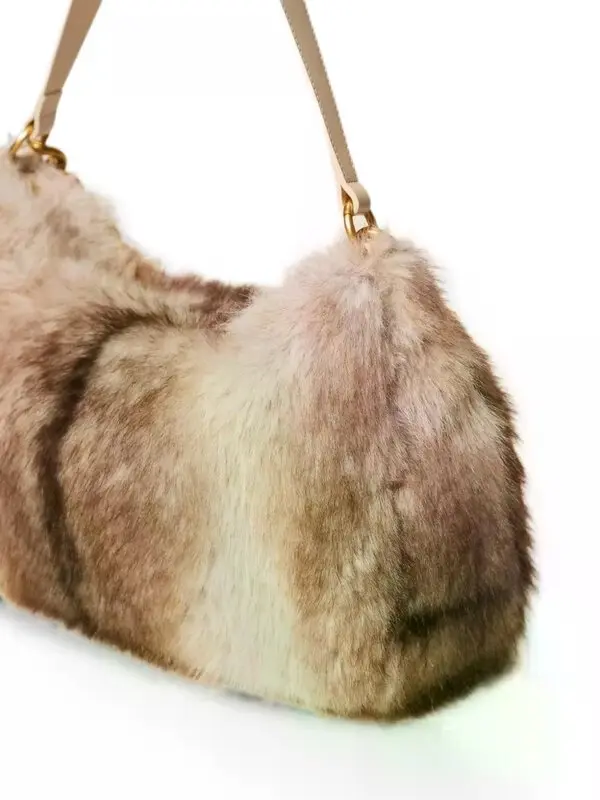 TWINSET Faux Fur Tote Bag