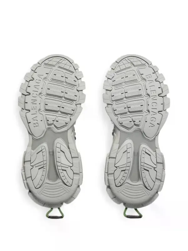 Balenciaga Track Trail Paneled Low-top Sneakers - Grey